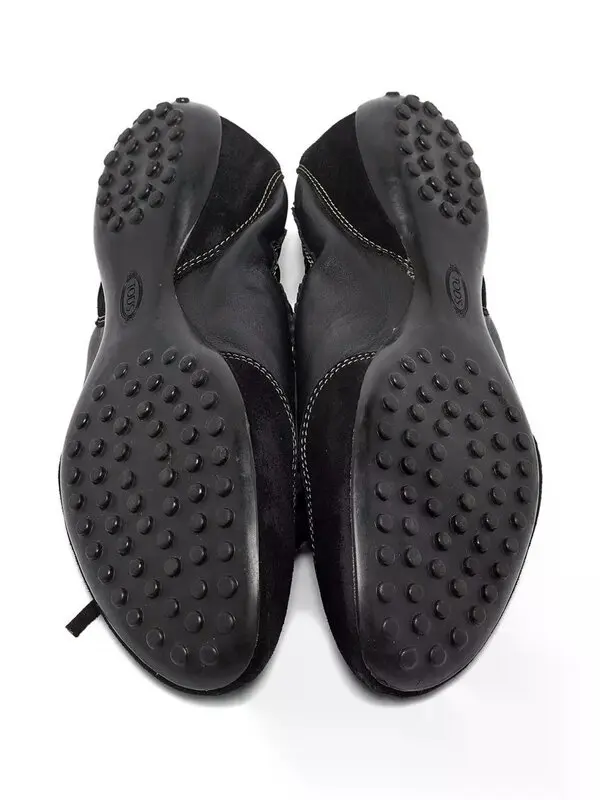 TOD'S Bow-embellished Ballet Flats - Black