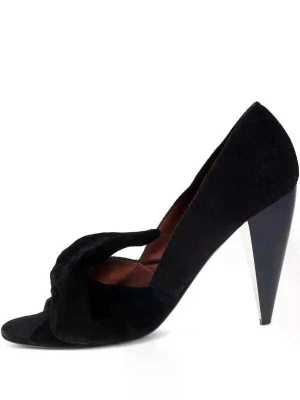 LANVIN 105mm Velvet Bow-detailing Pumps