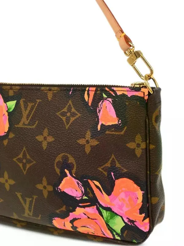 LOUIS VUITTON X Takashi Murakami Pochette Accessories Clutch Bag
