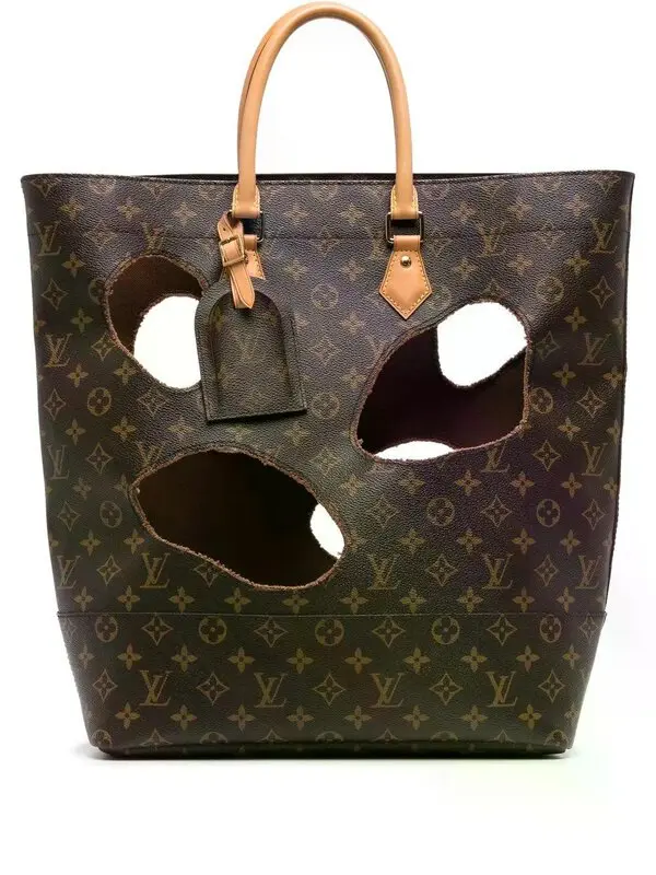LOUIS VUITTON X Comme Des Garçons Monogram Hole Tote