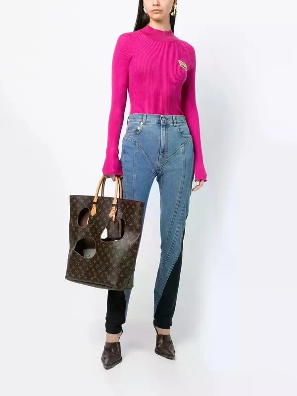 LOUIS VUITTON X Comme Des Garçons Monogram Hole Tote