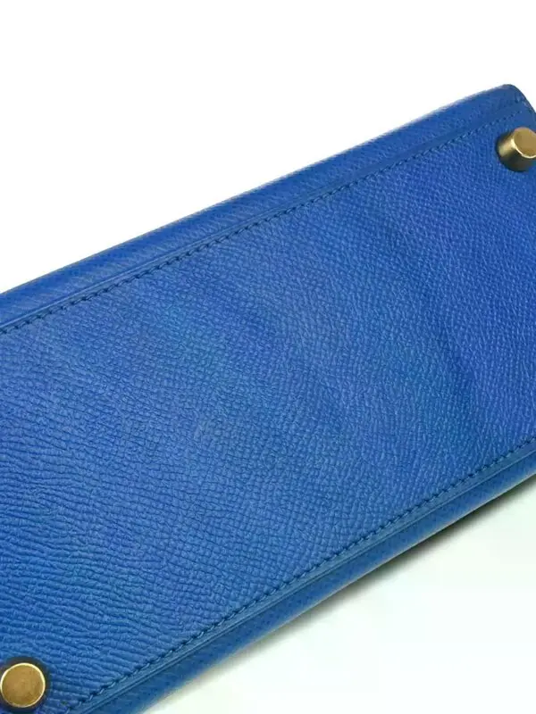 Hermès 1996 Mini Kelly 20 Two-way Handbag - Blue