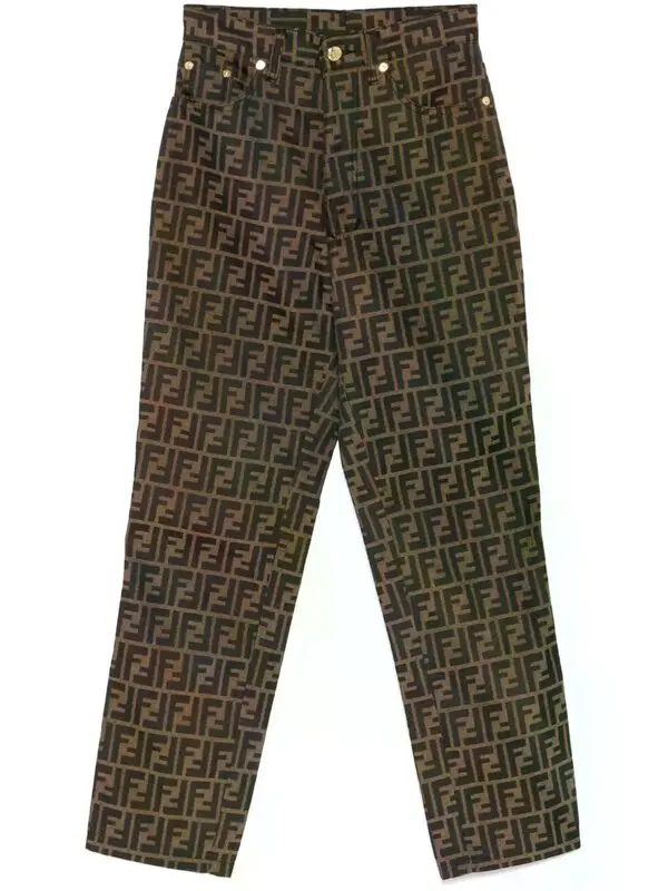 Fendi Ff Jacquard Trousers