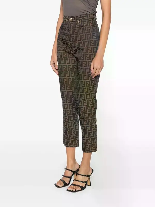 Fendi Ff Jacquard Trousers