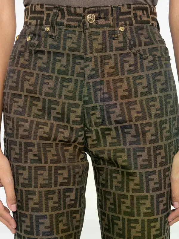 Fendi Ff Jacquard Trousers