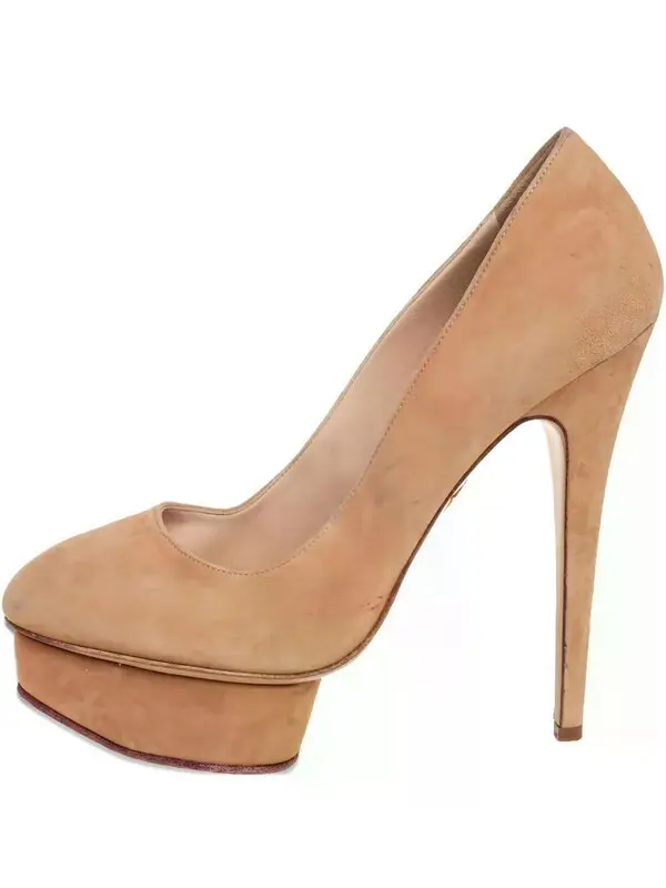 CHARLOTTE OLYMPIA 140mm Leather Heeled Pumps