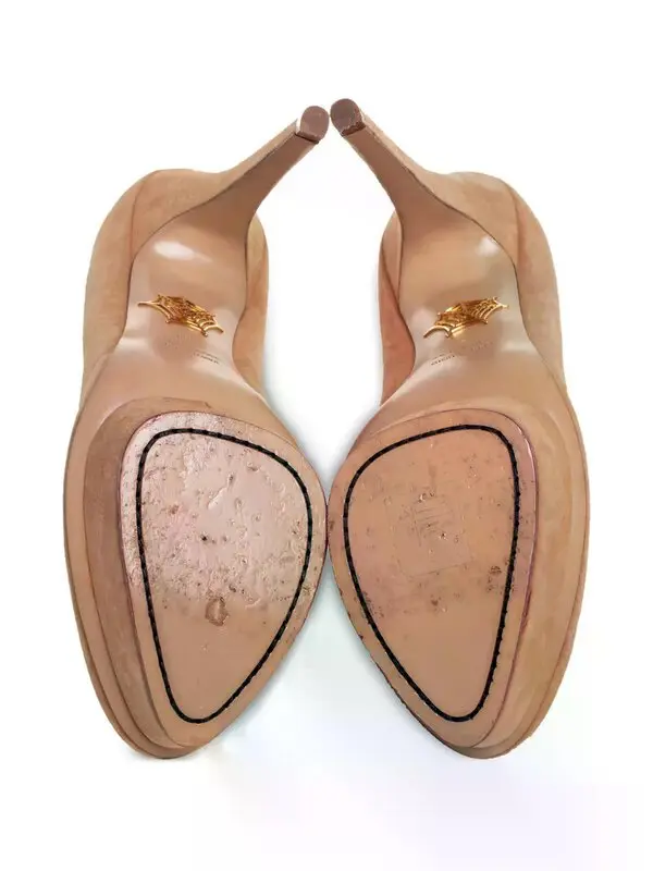 CHARLOTTE OLYMPIA 140mm Leather Heeled Pumps