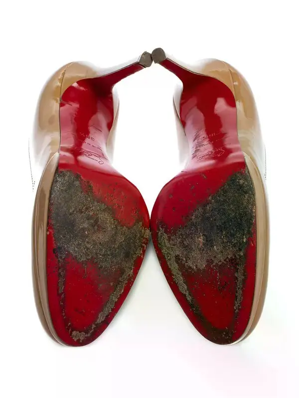 CHRISTIAN LOUBOUTIN Patent Leather Platform Pumps