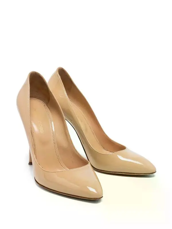 SERGIO ROSSI 100mm Godiva Patent Stiletto Pumps