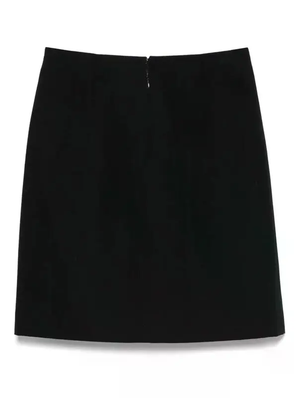 Versace 2000s Wool Mini Skirt