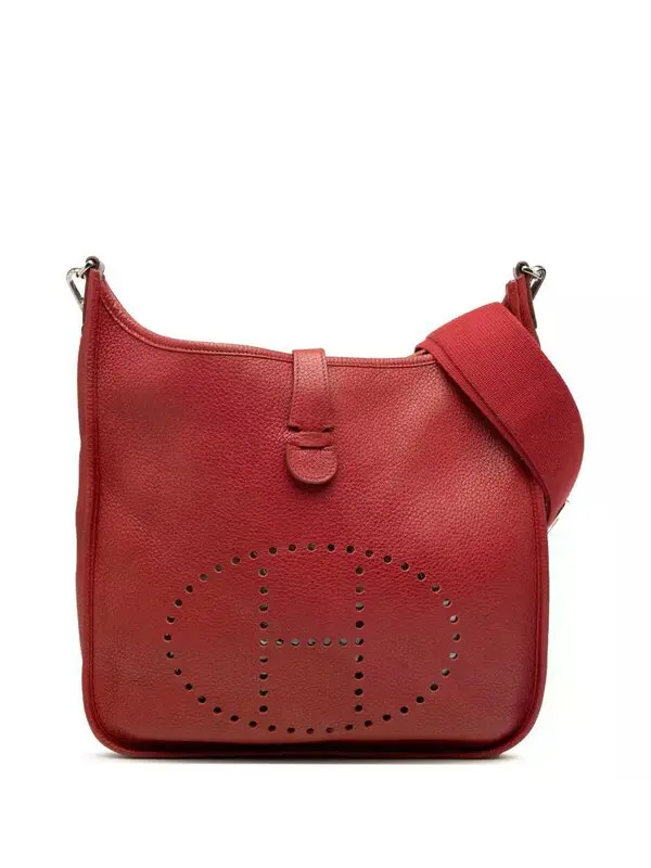 Hermès Togo Evelyne Iii 33 Crossbody Bag - Red