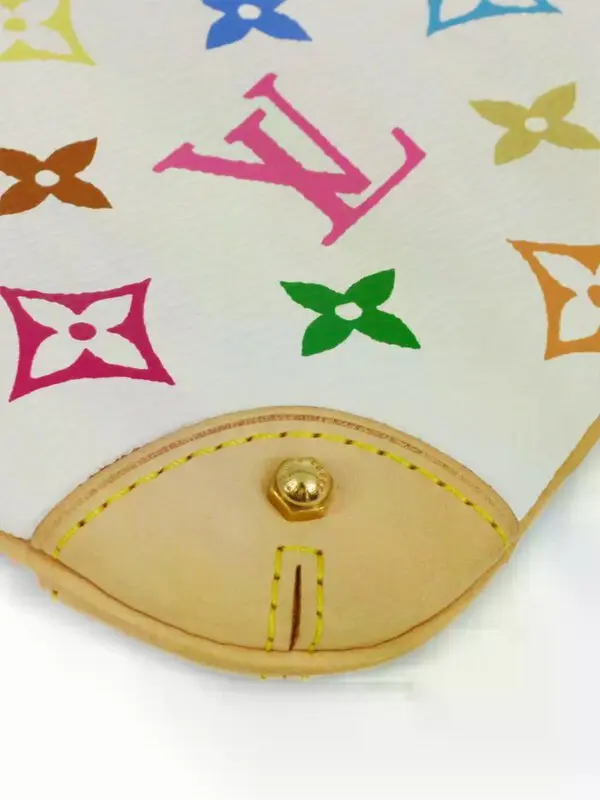 LOUIS VUITTON X Takashi Murakami Pochette Milla Mm Clutch Bag - White