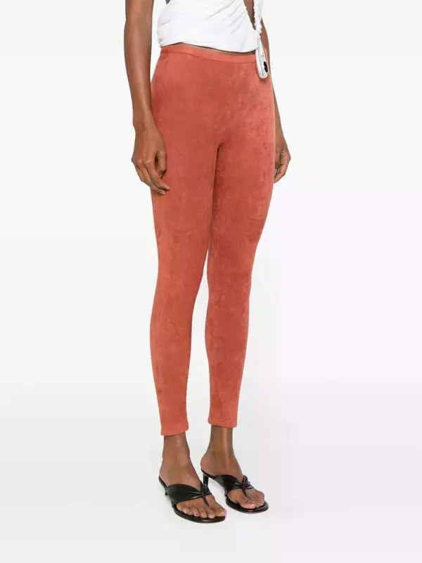 Alaïa 2010s Velvet Leggings