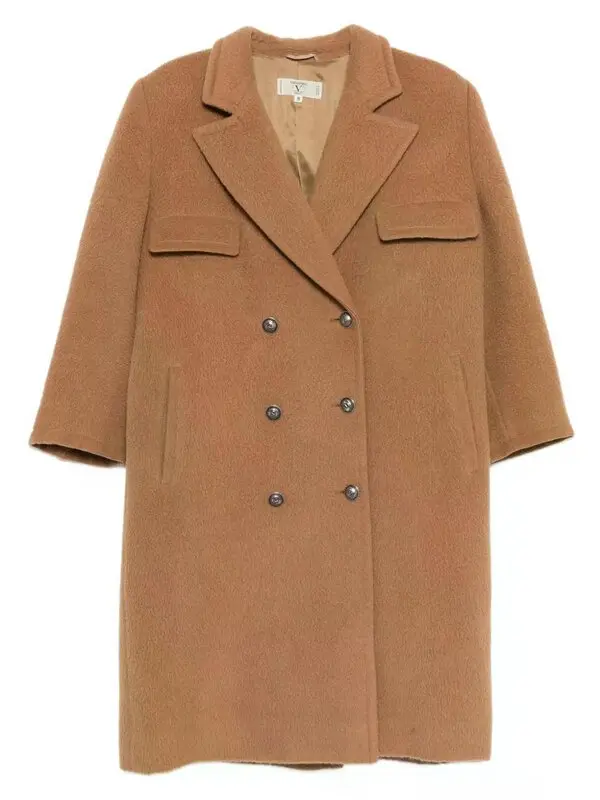 Valentino Garavani 1980s Double-breasted Wool-blend Coat