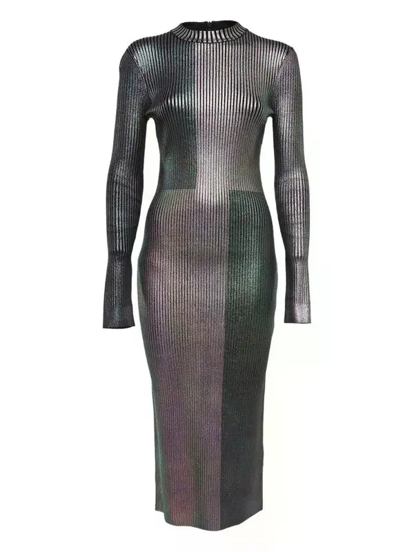 CHRISTOPHER KANE Ribbed Knit Midi Dress