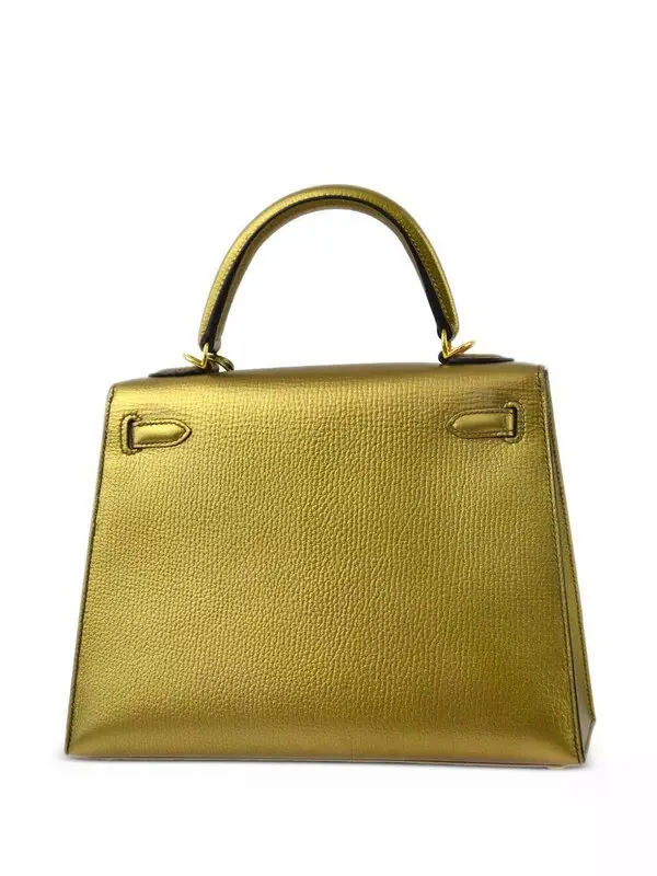 Hermès 2005 Kelly Sellier 25 Two-way Bag - Yellow