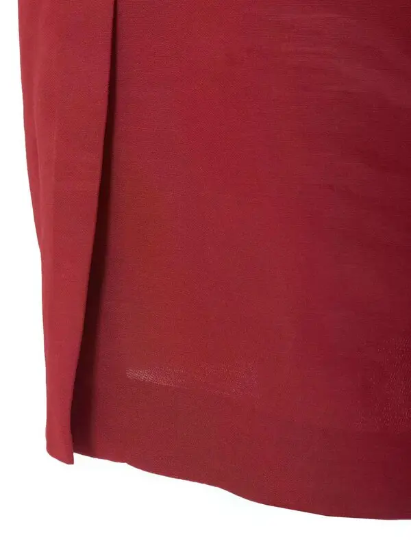 Max Mara Ruffle-detail Midi Dress
