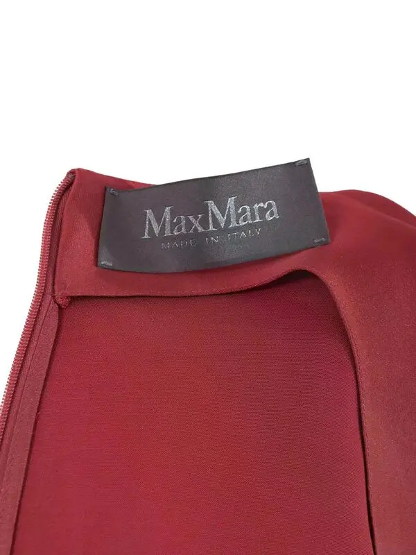 Max Mara Ruffle-detail Midi Dress