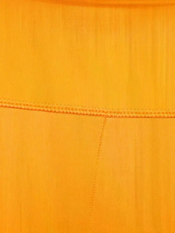 Palm Angels Pre-owned Striped High-waisted Leggings - Orange