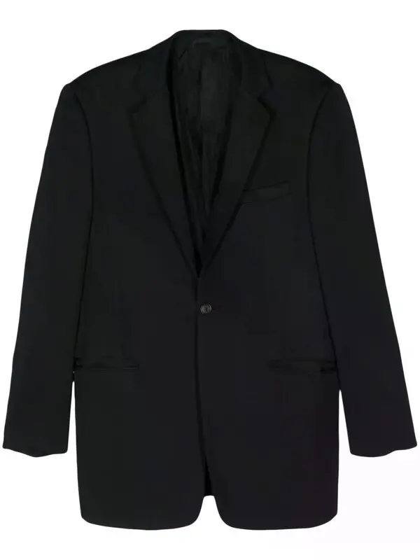 Giorgio Armani 2000s Single-breasted Striped Blazer