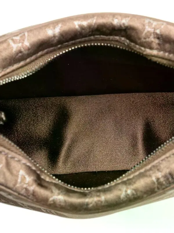 LOUIS VUITTON Monogram Satin Mini Boulogne Shoulder Bag - Brown