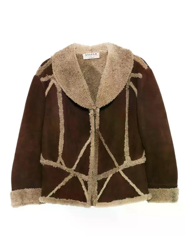 A.N.G.E.L.O. VINTAGE CULT 1990s Shearling-trim Jacket