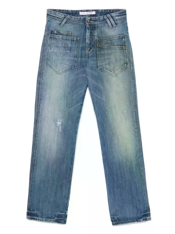 Gianfranco Ferre 2000s Logo-patch Jeans