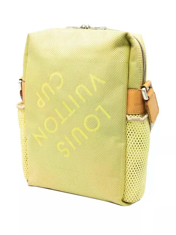 LOUIS VUITTON 2002 Damier Geant Cup Weatherly Crossbody Bag - Green