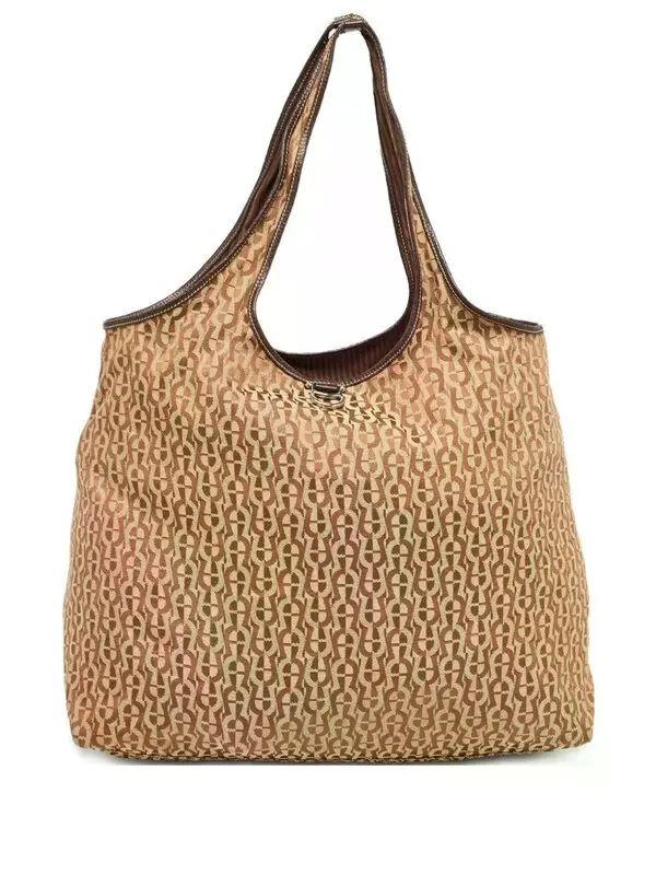AIGNER Logo-patterned Tote Bag