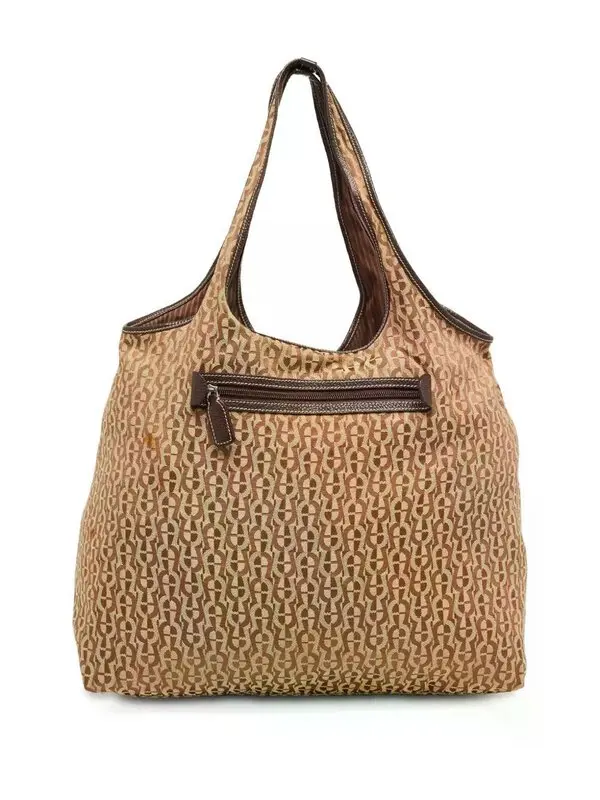 AIGNER Logo-patterned Tote Bag
