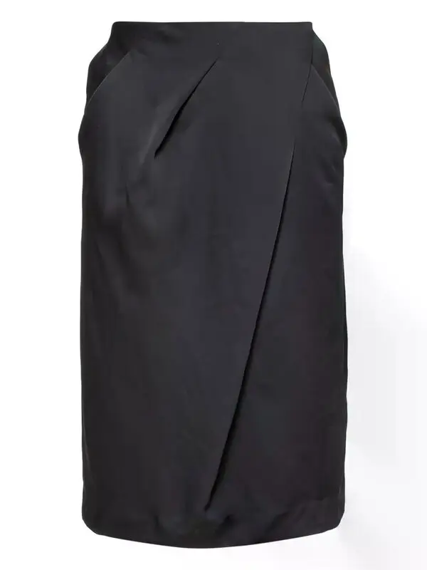 ARMANI Draped Georgette Skirt