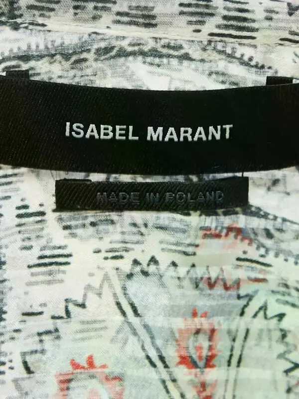 ISABEL MARANT VINTAGE Vintage Isabel Marant Paisley-print Silk Blouse