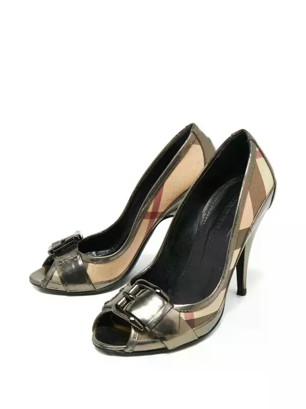 Burberry 100mm Check Pumps