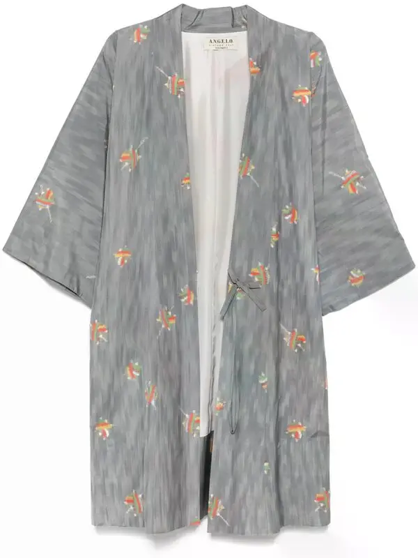 A.N.G.E.L.O. VINTAGE CULT 1970s Graphic-print Kimono - Grey