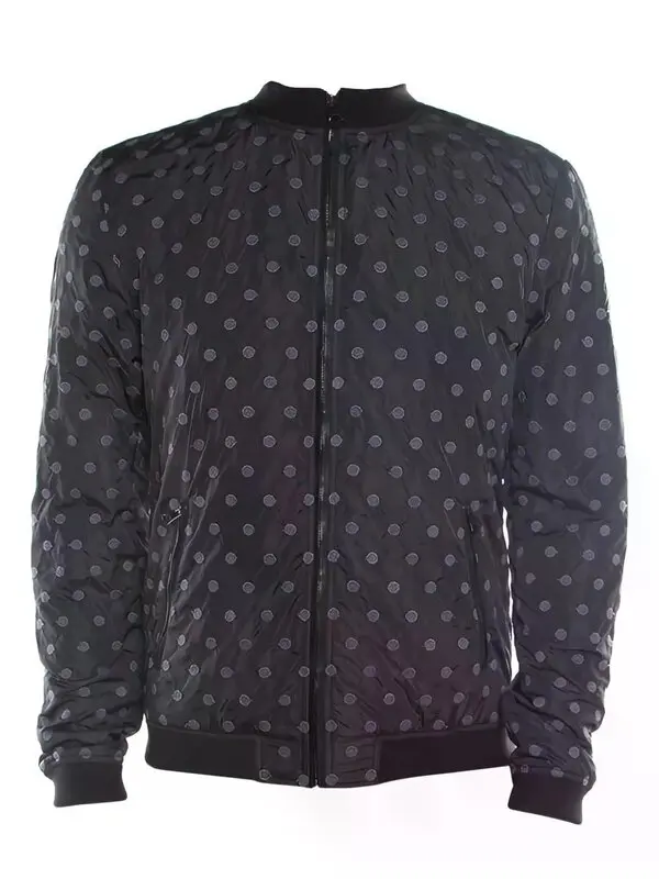 Dolce & Gabbana Embroidered Polka-dot Bomber Jacket