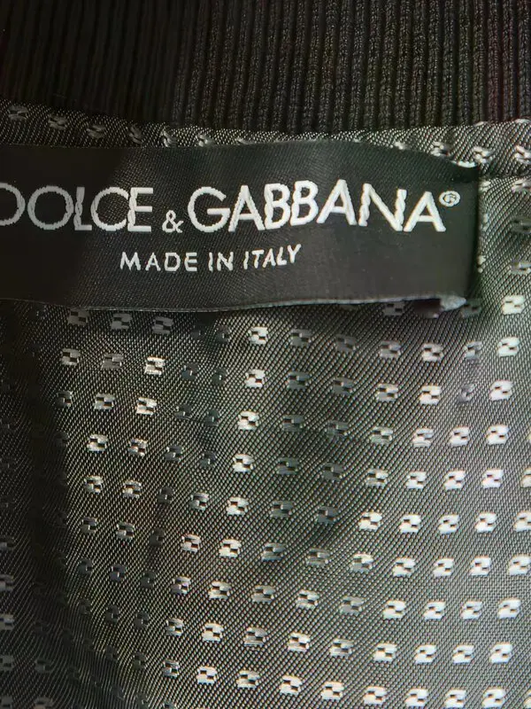 Dolce & Gabbana Embroidered Polka-dot Bomber Jacket