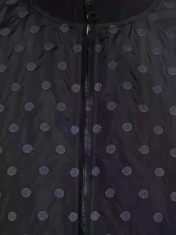 Dolce & Gabbana Embroidered Polka-dot Bomber Jacket