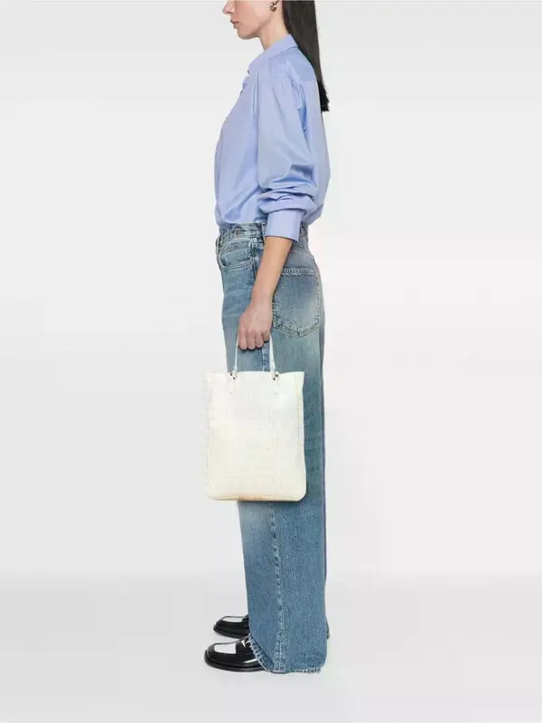 Fendi 2000-2010 Zucchino Canvas Tote Bag
