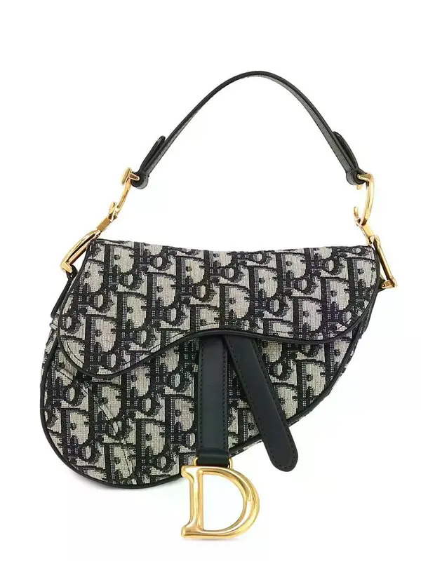 Dior Oblique Saddle Mini Bag - Neutrals