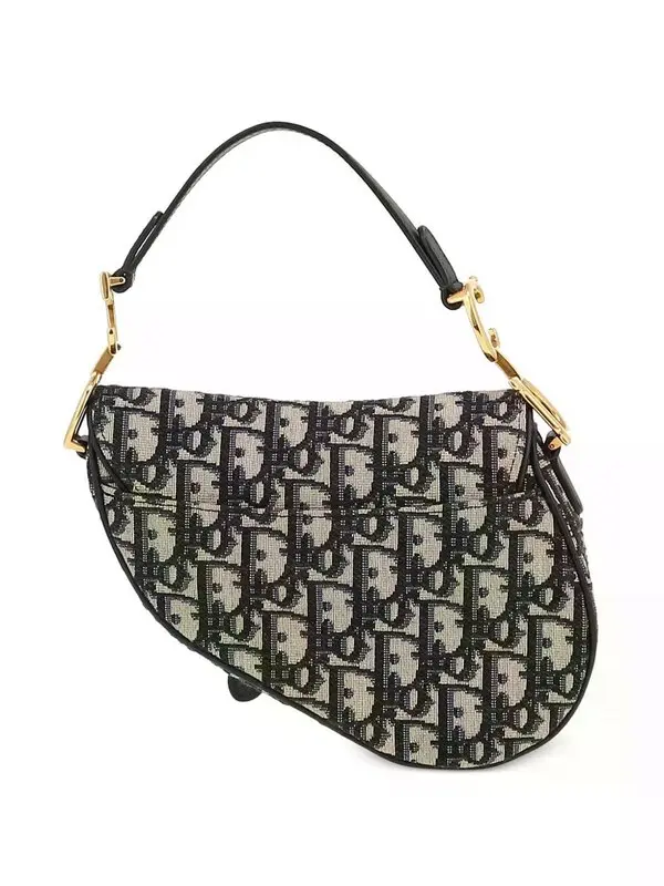 Dior Oblique Saddle Mini Bag - Neutrals