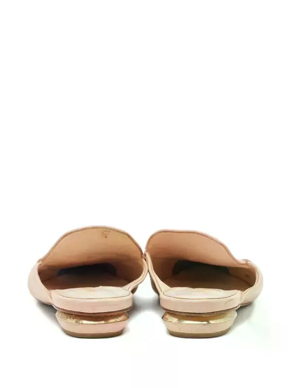 NICHOLAS KIRKWOOD Leather Mules - Pink