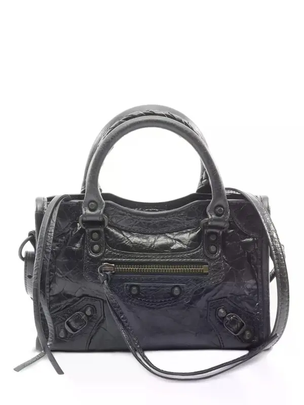 Balenciaga Nano Le City Handbag - Black