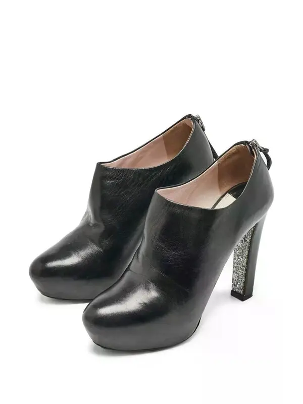 Miu Miu 120mm Leather Platform Pumps