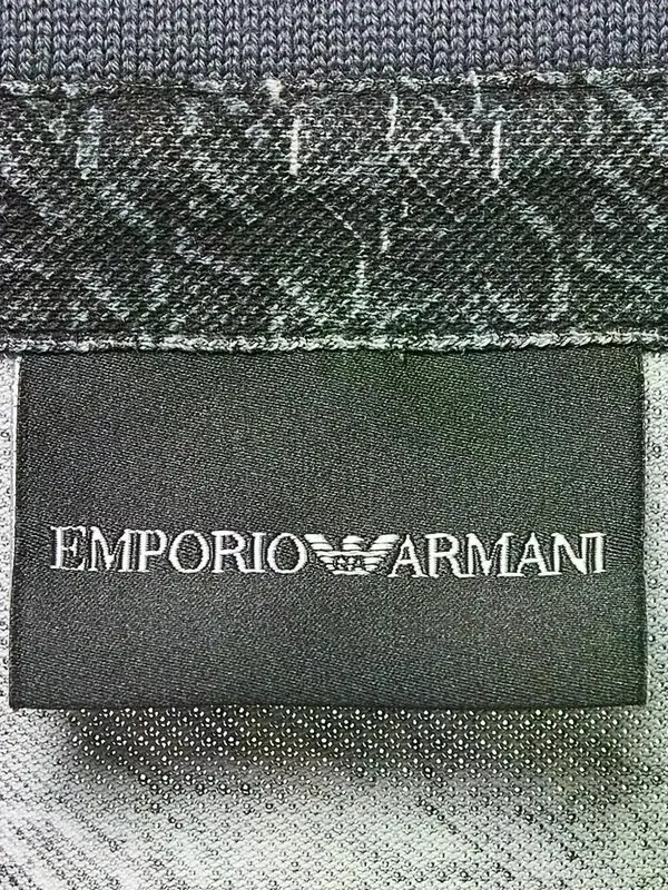 Emporio Armani Monogram-print Polo Shirt