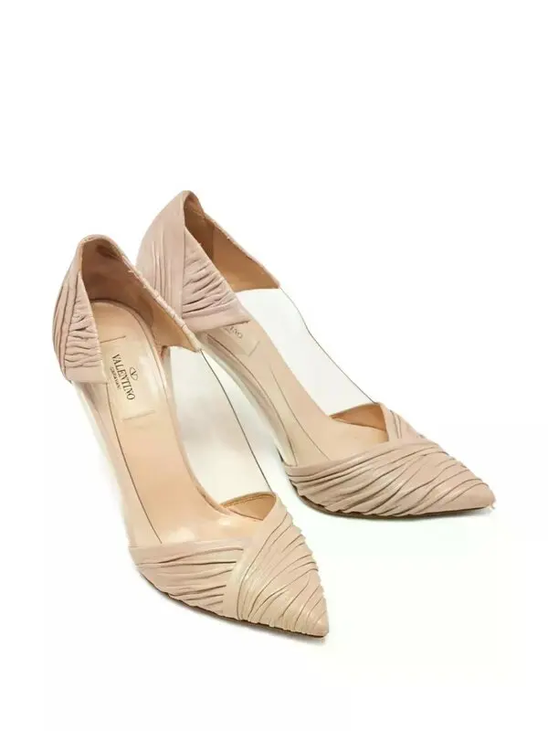 Valentino Garavani 100mm Draped Pointed-toe Pumps