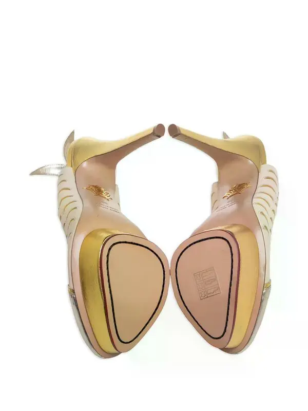 CHARLOTTE OLYMPIA 150mm Peep-toe Platform Slingback Heels