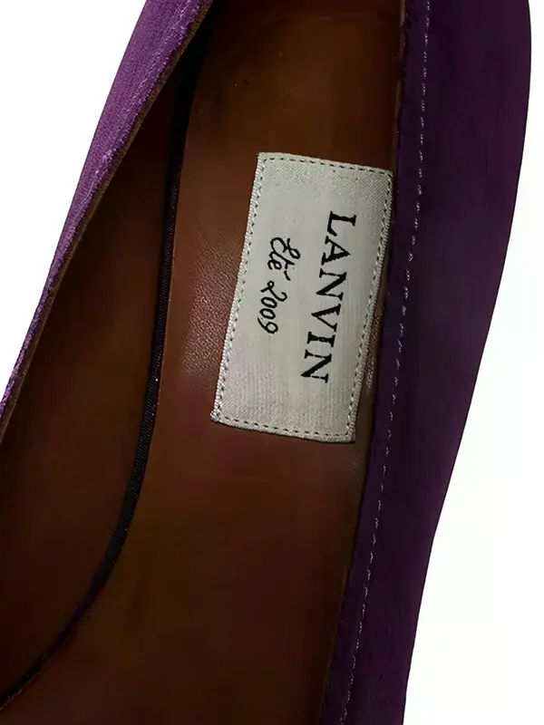 LANVIN Platform Cork-heel Pumps