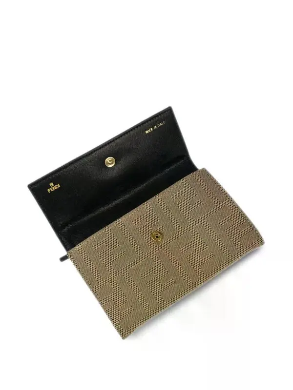 Fendi 1990s Zucca Pattern Wallet
