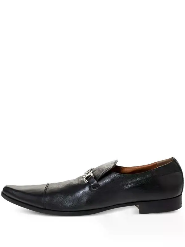 Dolce & Gabbana Logo-plaque Leather Loafers