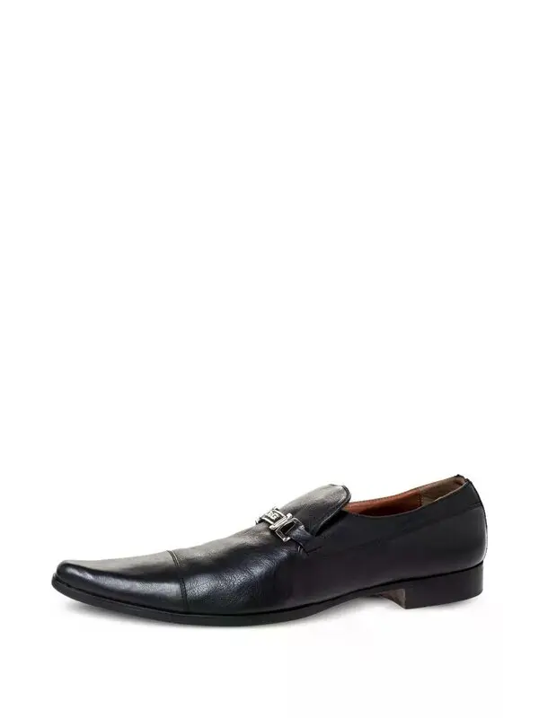 Dolce & Gabbana Logo-plaque Leather Loafers